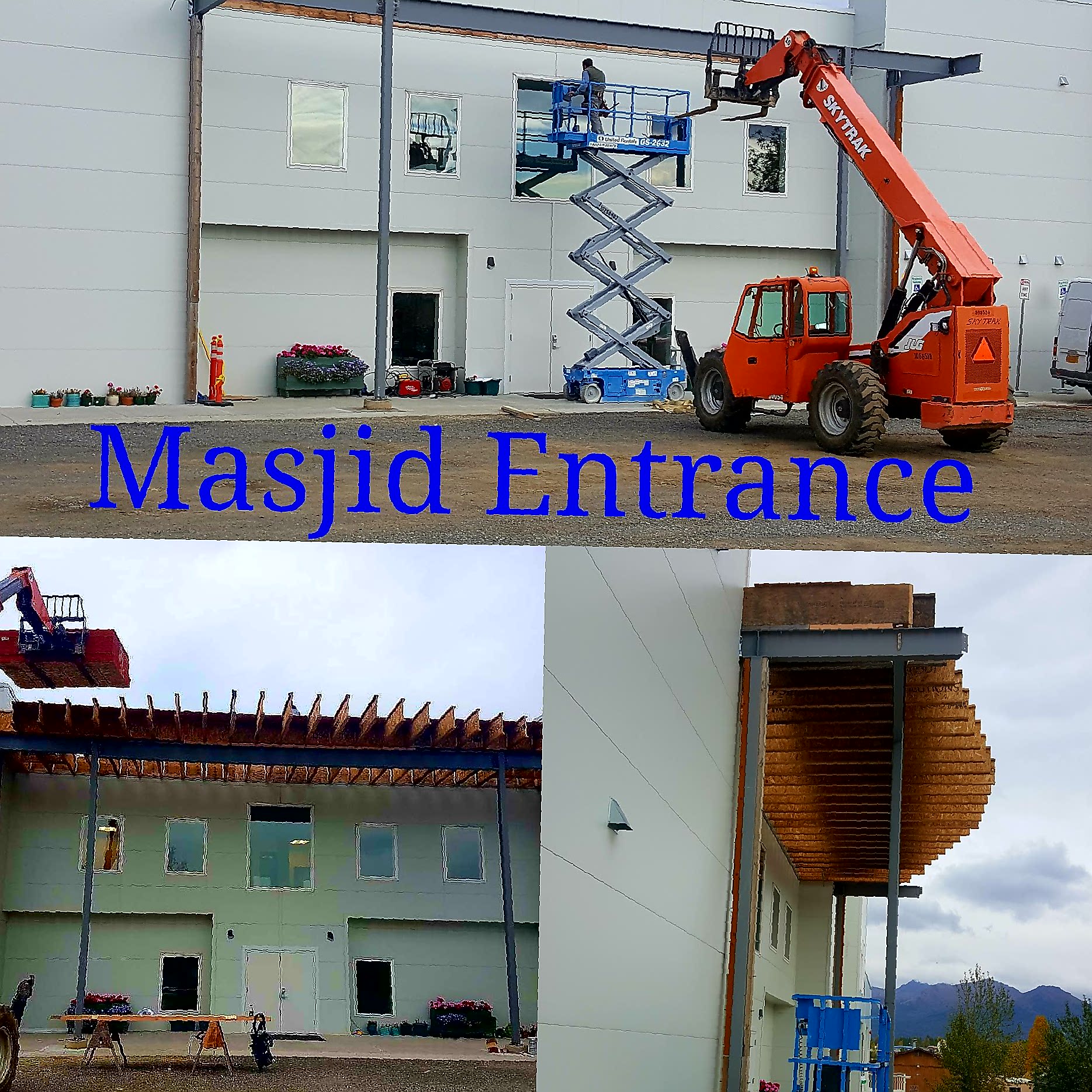 Alaska Masjid Construction Pictures